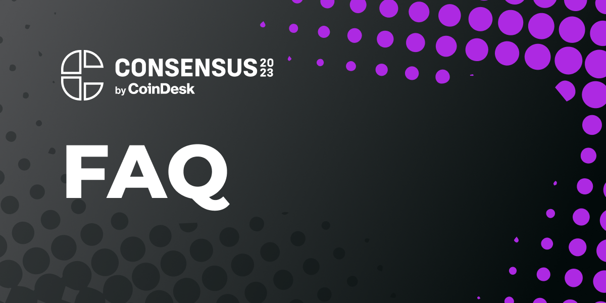 FAQ | Participate | Consensus 2023 | CoinDesk